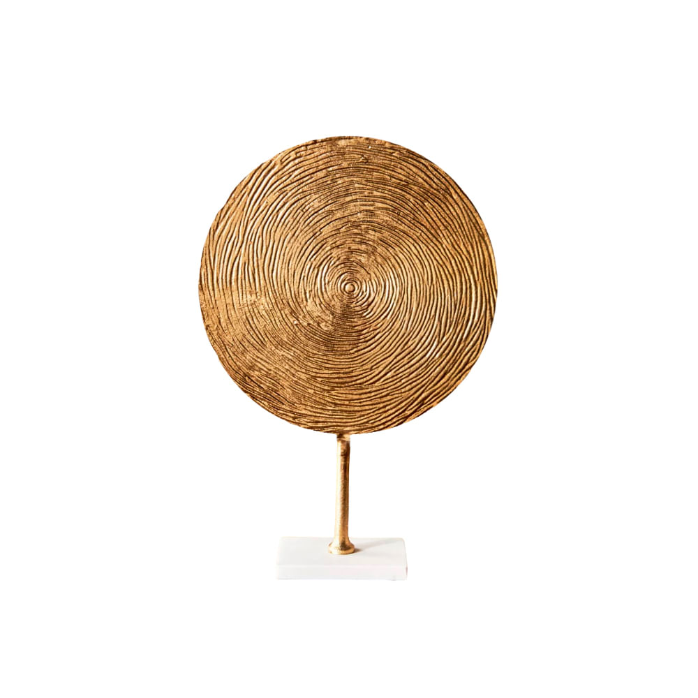 Dz0333S Escultura De Esfera L200*W80 Bronce